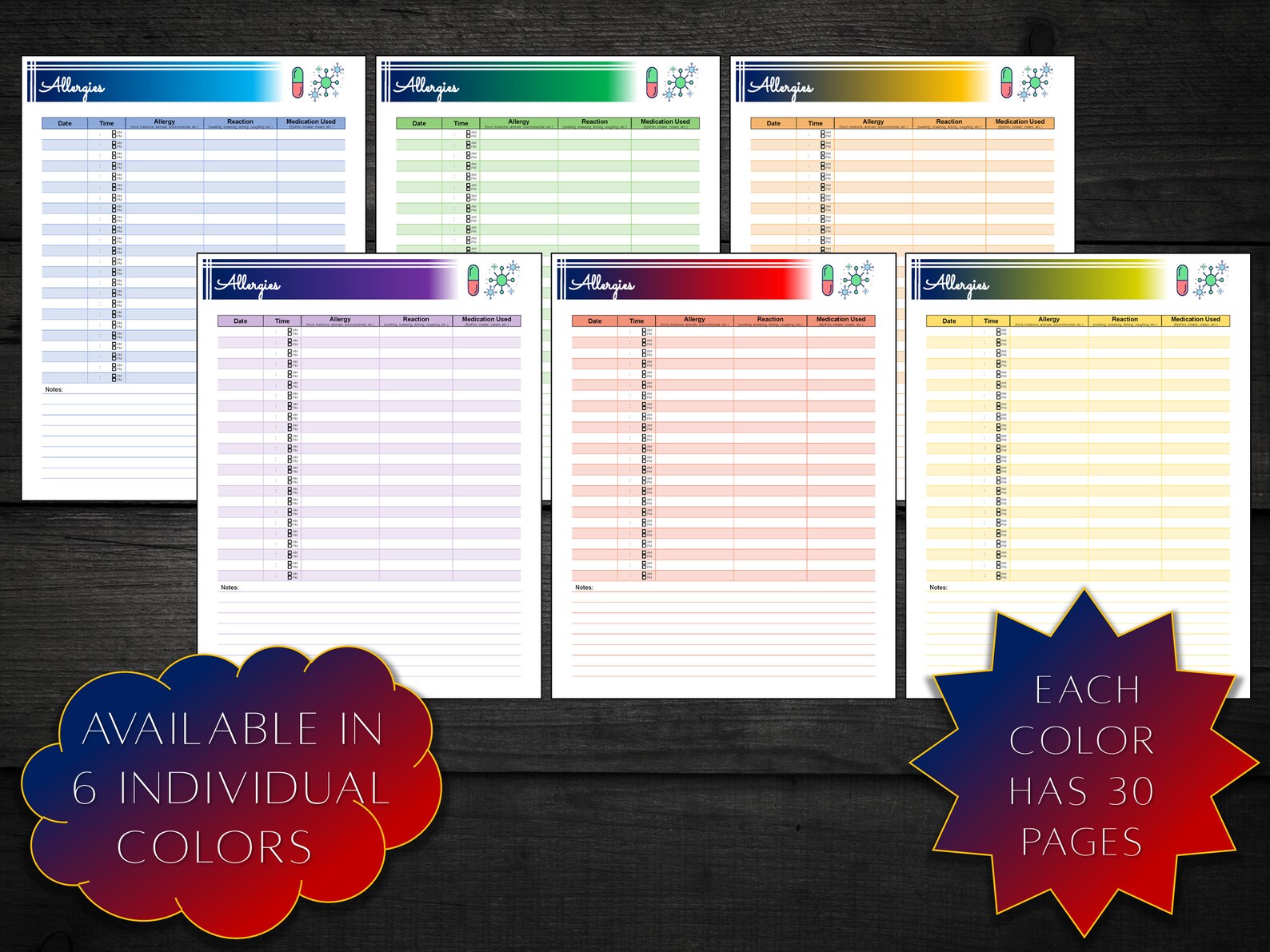 Printable Medical Planner Healthcare Binder Health Planner PDF - Etsy