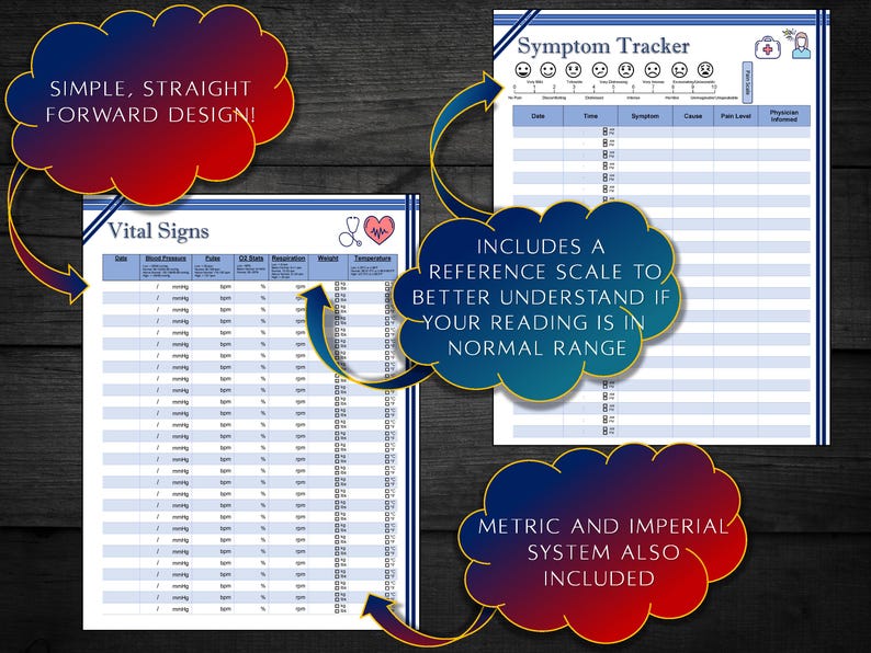 Printable Kids Medical Planner Children Healthcare Binder Health ...