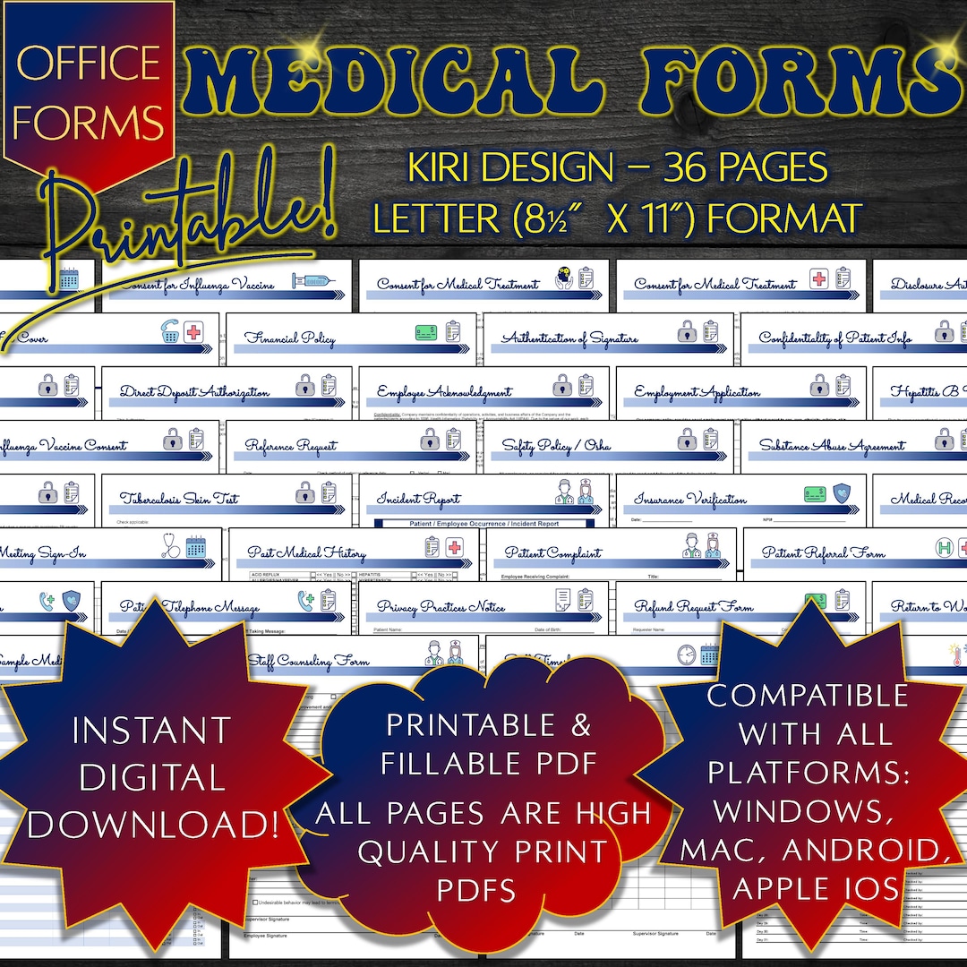 HIPAA Medical Policy Forms Printable Patient Disclosure Form Employee ...