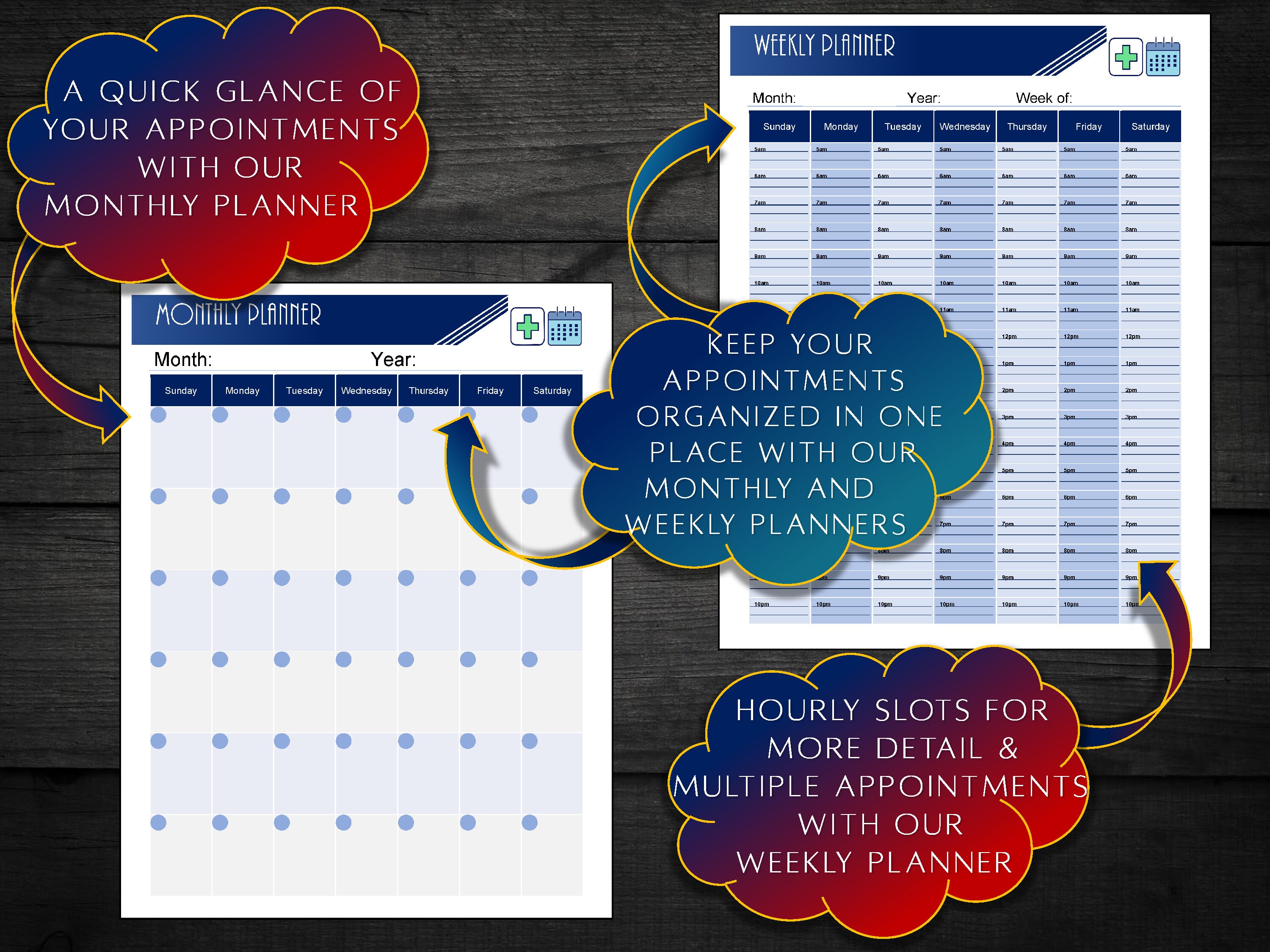 Printable Medical Planner Healthcare Binder Health Planner PDF ...