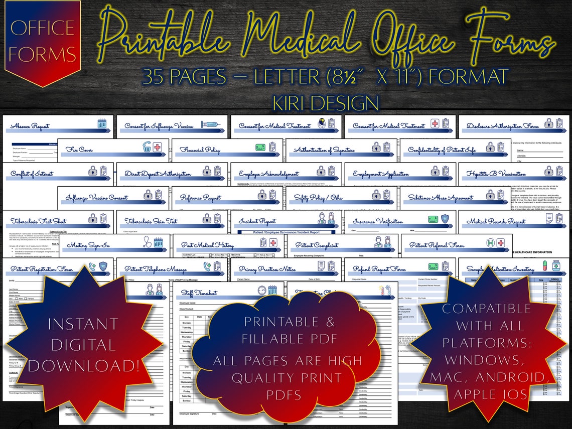 HIPAA Medical Policy Forms Printable Patient Disclosure Form Employee ...