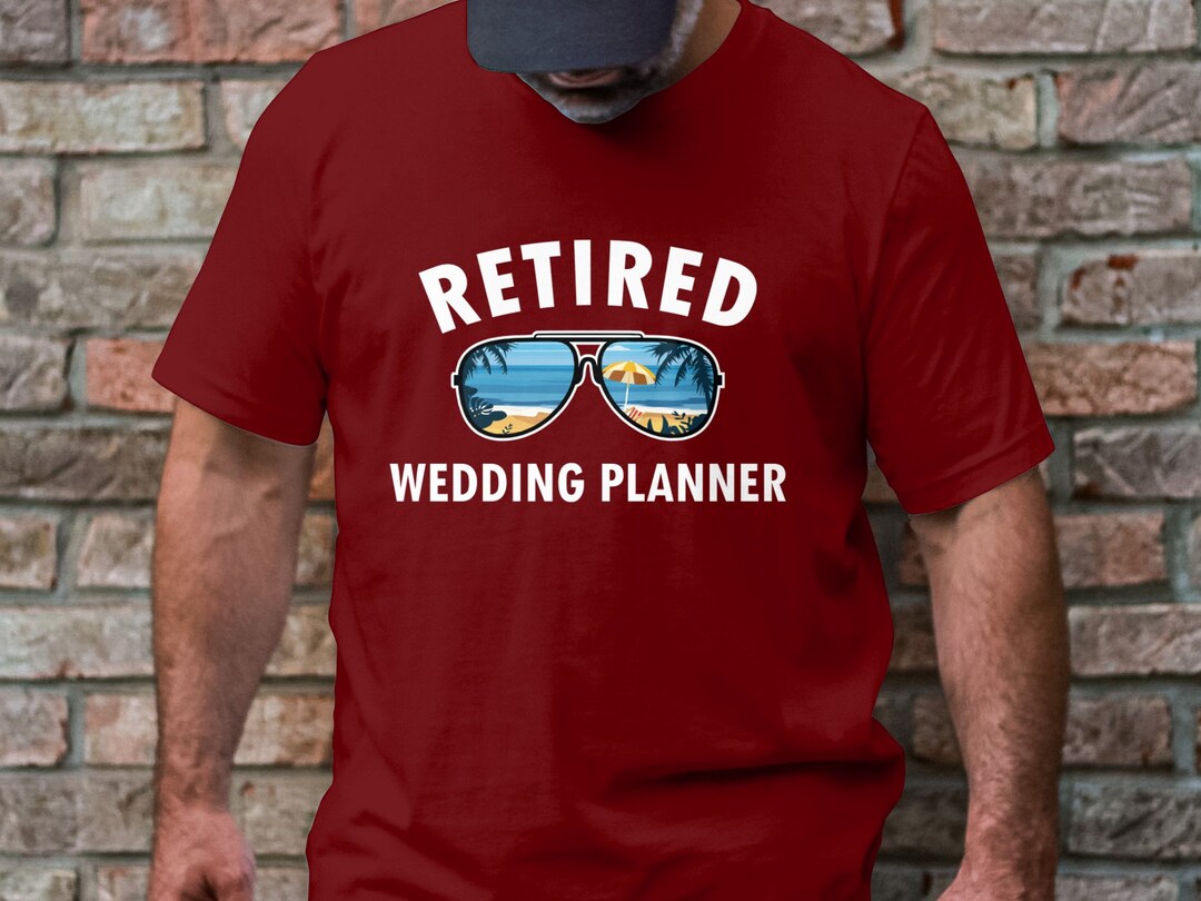 Retired Wedding Planner T shirt Wedding Shirt Gift For Etsy Canada