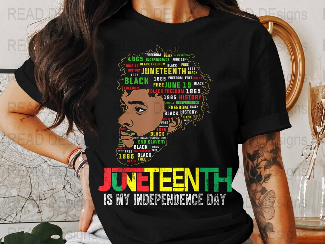 Juneteenth Man Portrait PNG Digital Download, Black Freedom Art Print ...