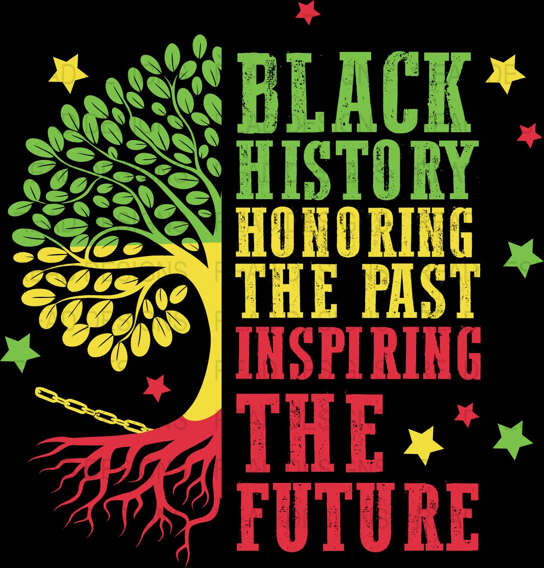Black History Honoring the Past Inspiring the Future PNG, Digital ...