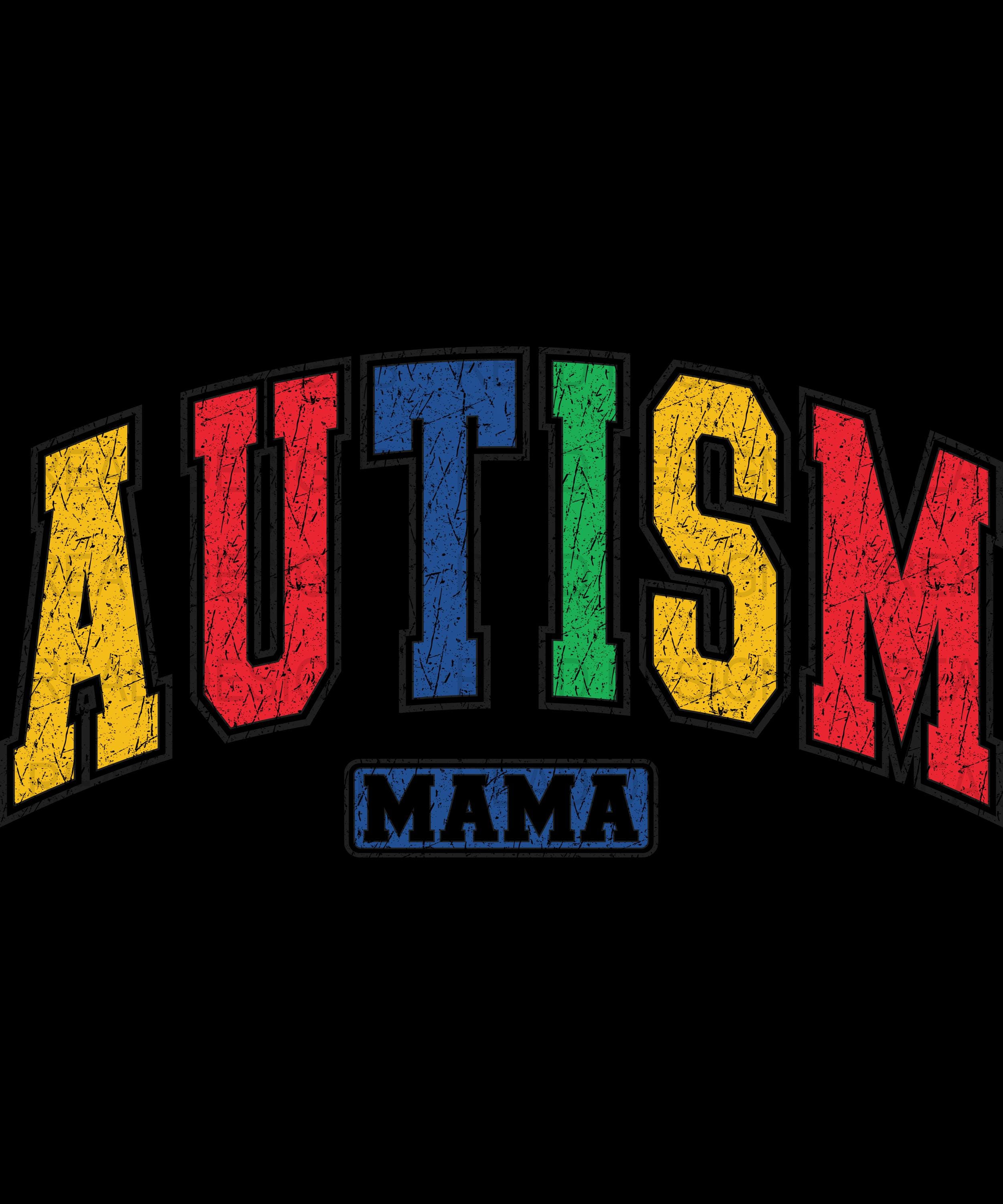 Autism Mama Digital Download, Printable Autism Awareness Art, Instant ...