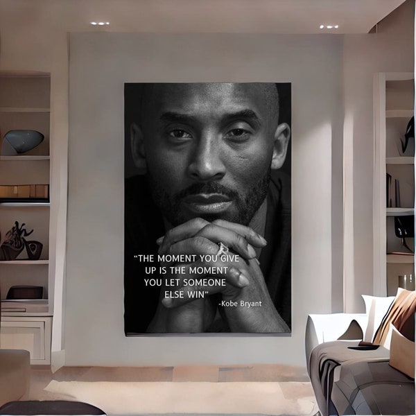 Kobe Bryant Inspirational Poster - Etsy