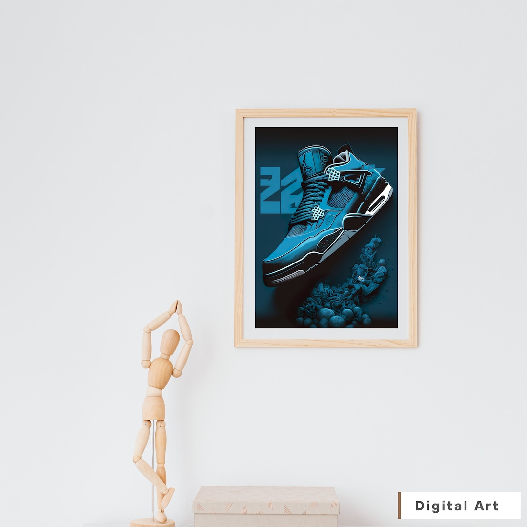 Jordan 4 - Poster Digital - Etsy