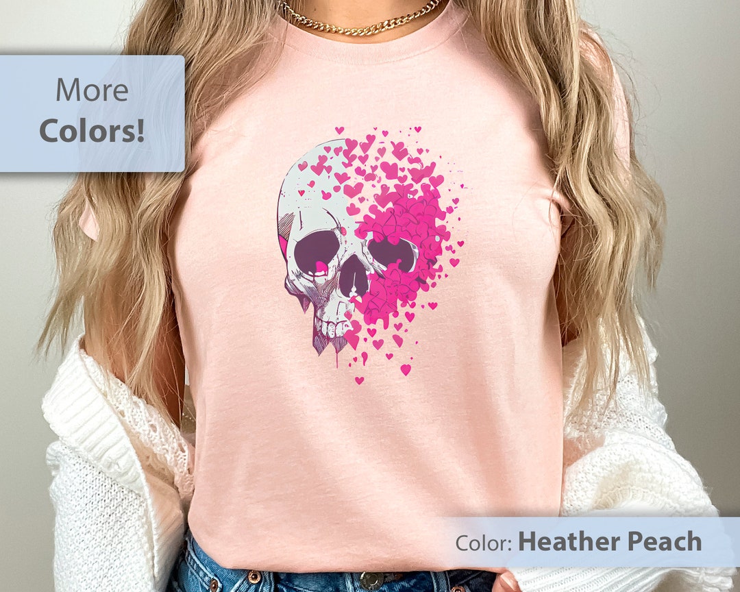 Pastel Goth Tshirt, Cute Creepy Tshirt, Harajuku Clothes, Creepy Skull ...