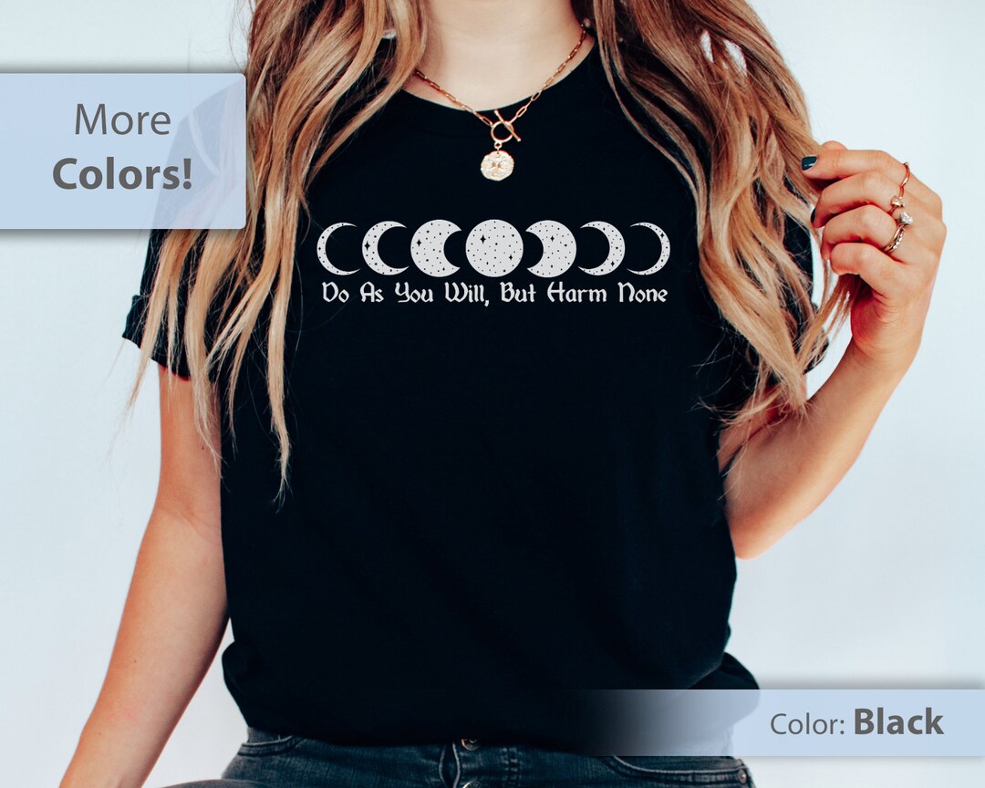 Witch Shirt, Wiccan Shirt, Pagan T-shirt, Gifts for Witches, Celestial ...