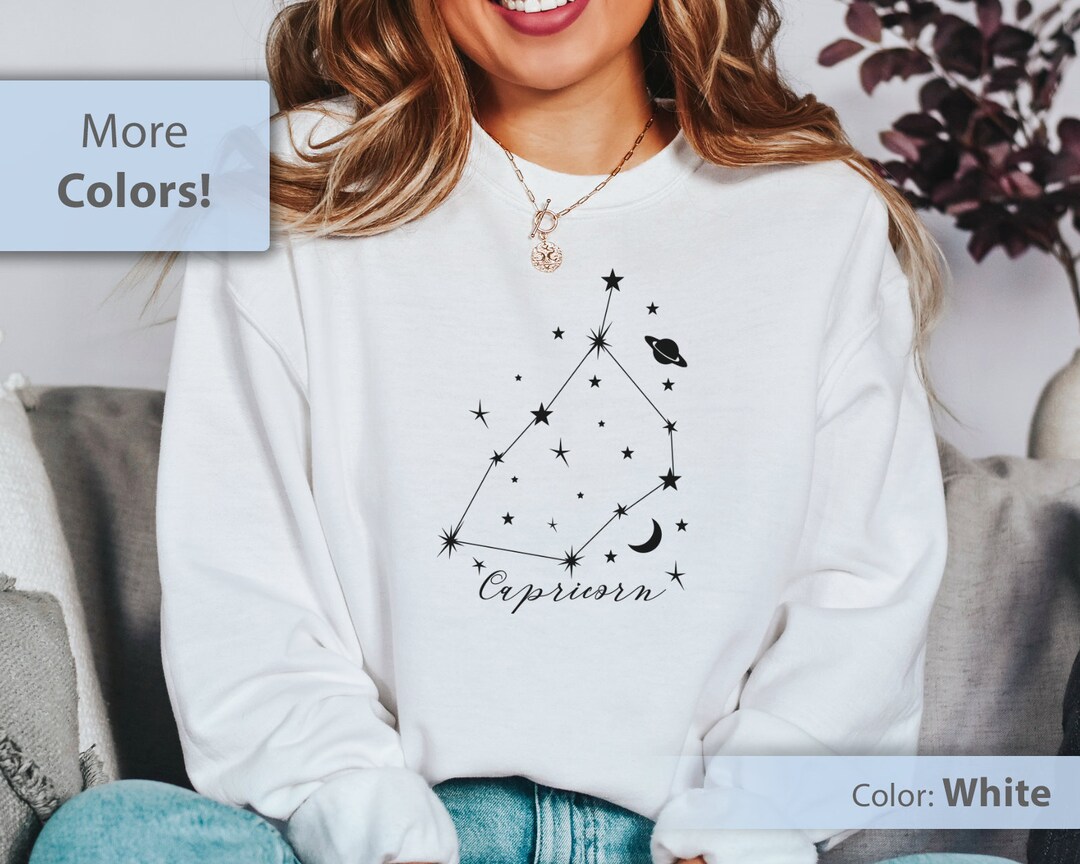 Capricorn Sweatshirt, Zodiac Sign Sweater, Astrology Shirt, Gift for ...