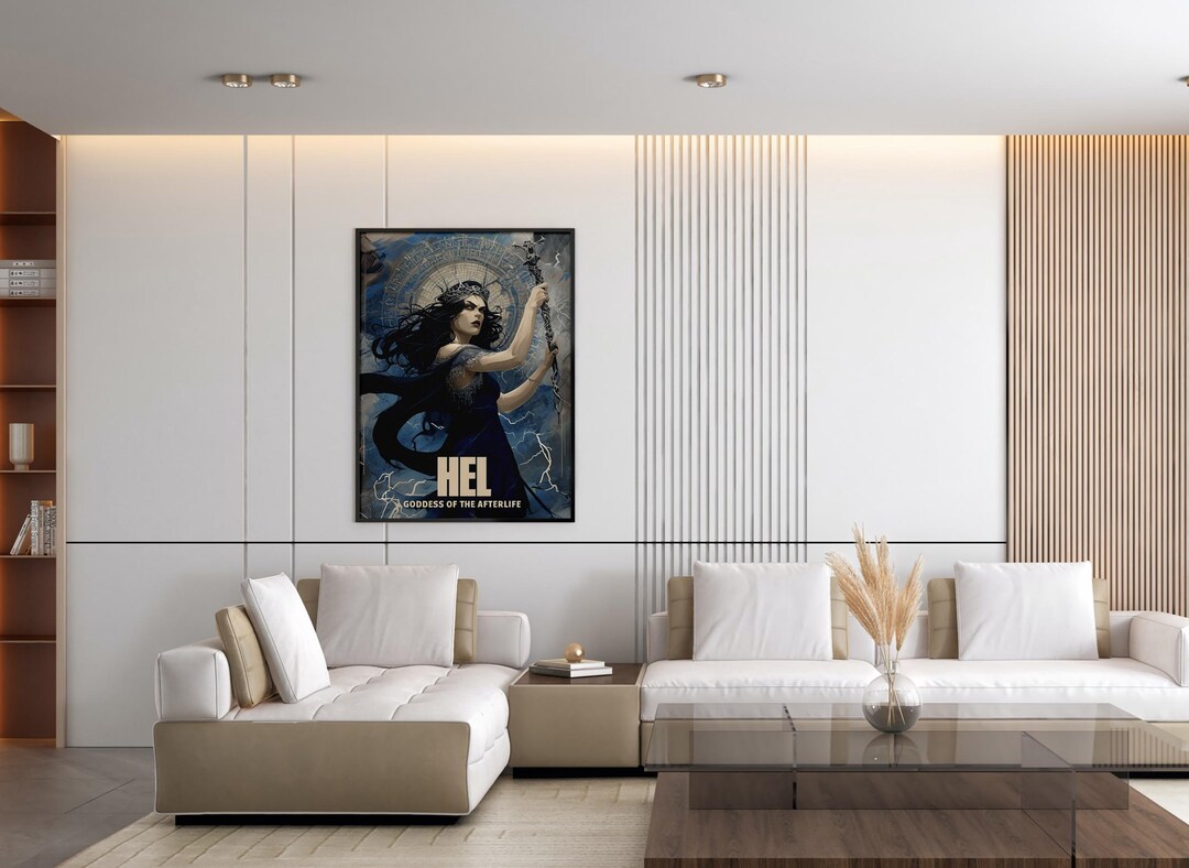 Norse Goddess Hel Poster | Norse Mythology Wall Art | Dynamic Figurine ...