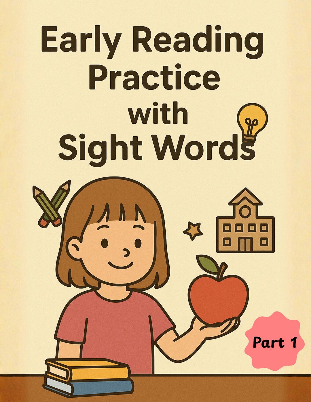 Early Reading Sight Word Practice Book for Kids, 30 Pages • Digital ...