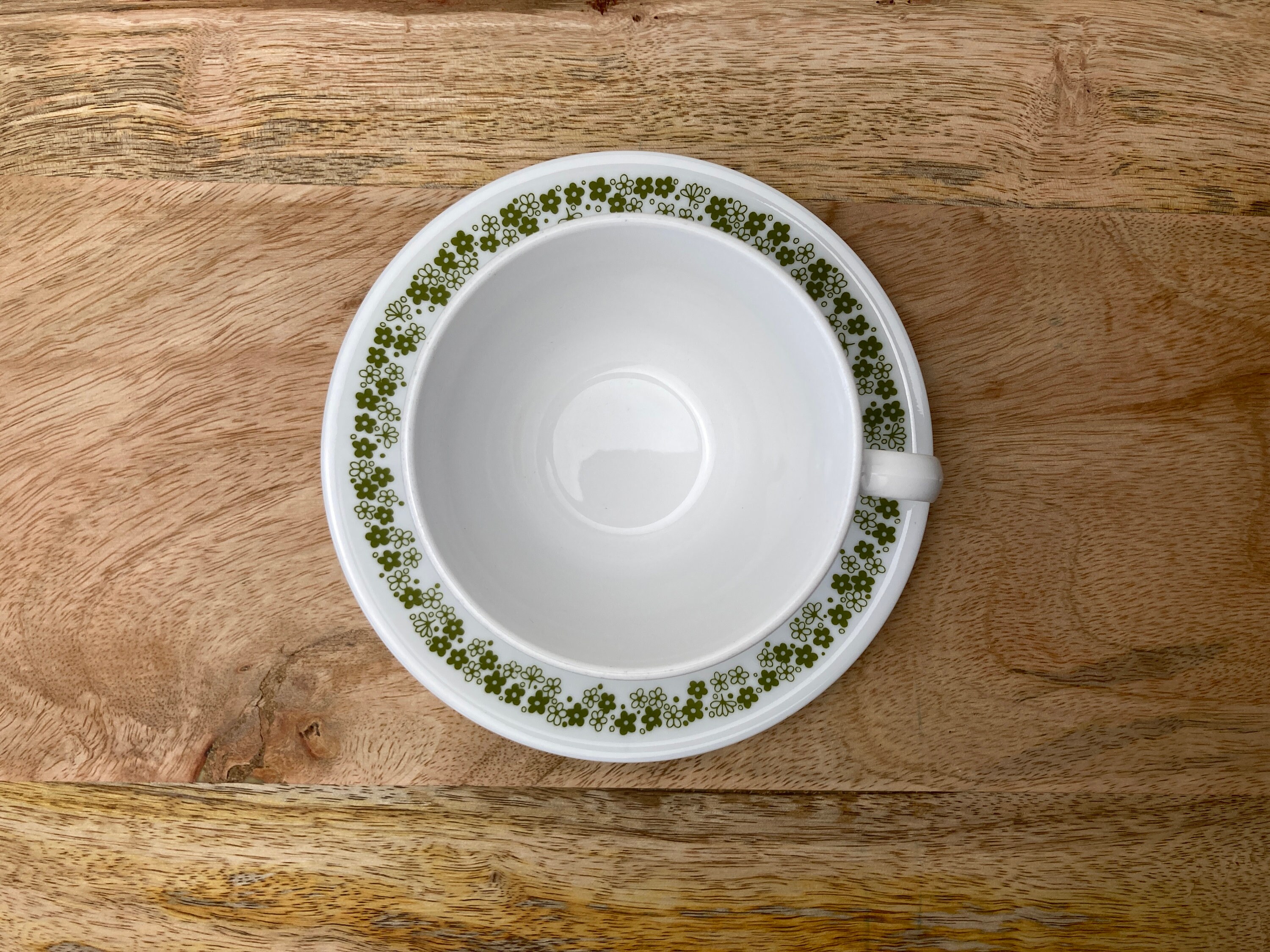 Vintage Corelle Coffee Cup and Saucer Set - Etsy