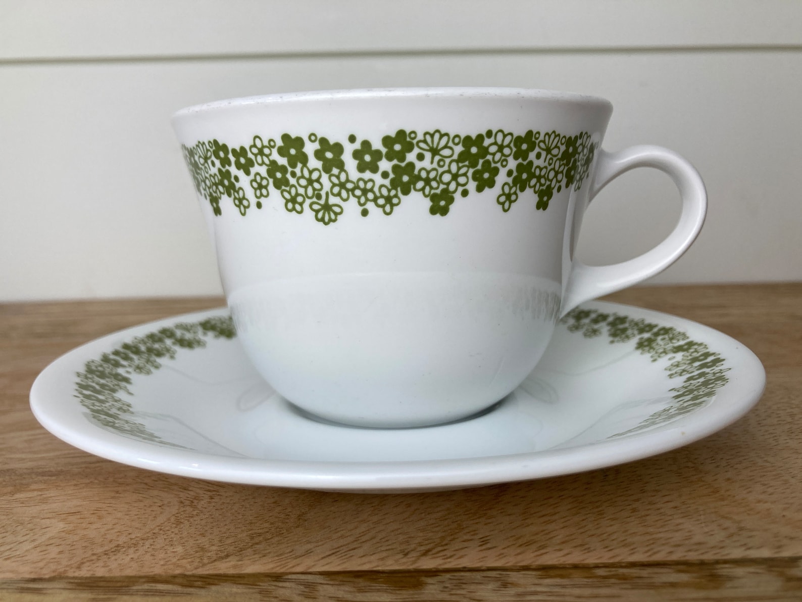 Vintage Corelle Coffee Cup and Saucer Set - Etsy