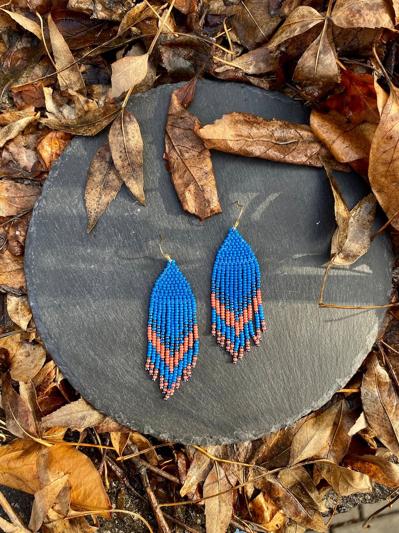 Parliament Blue Color Pastel Earrings/short Dangle - Etsy