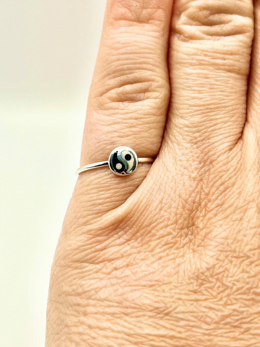 Hippie Rings | Yin Yang Ring | Boho Hippi Style Ring | Yoga Ring | Japanese Rings | 925 Sterling ...