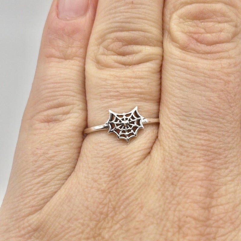 Silver Spider Ring - Etsy