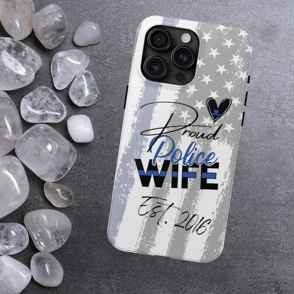 iPhone 15 Blue Line Wife - Etsy