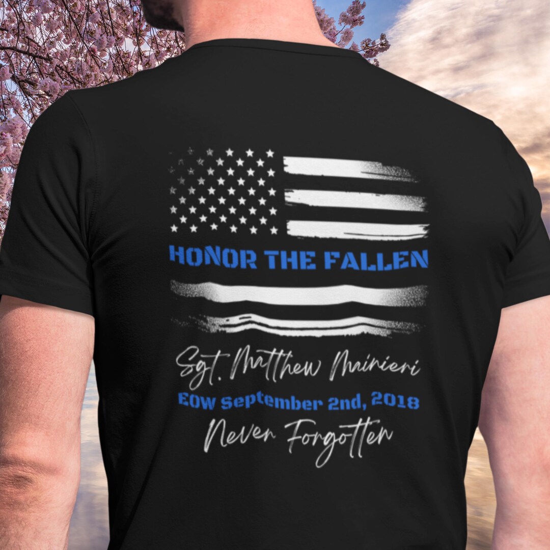 Police EOW Shirt Honor the Fallen Shirt Thin Blue Line Shirt ...