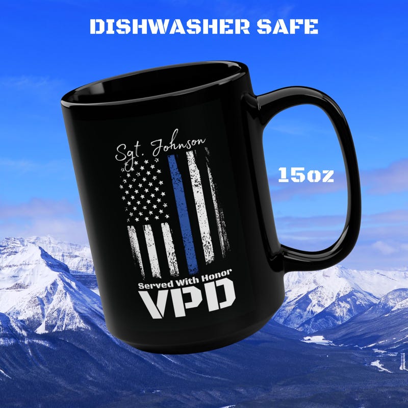 Police Coffee Mug - Etsy