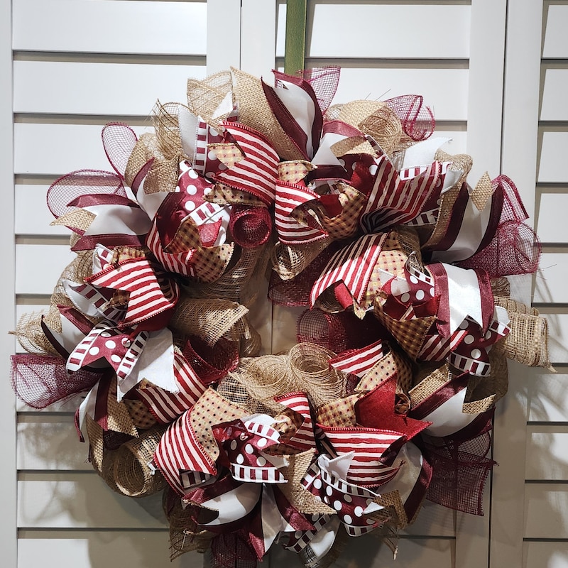 Ohio State Wreath - Etsy
