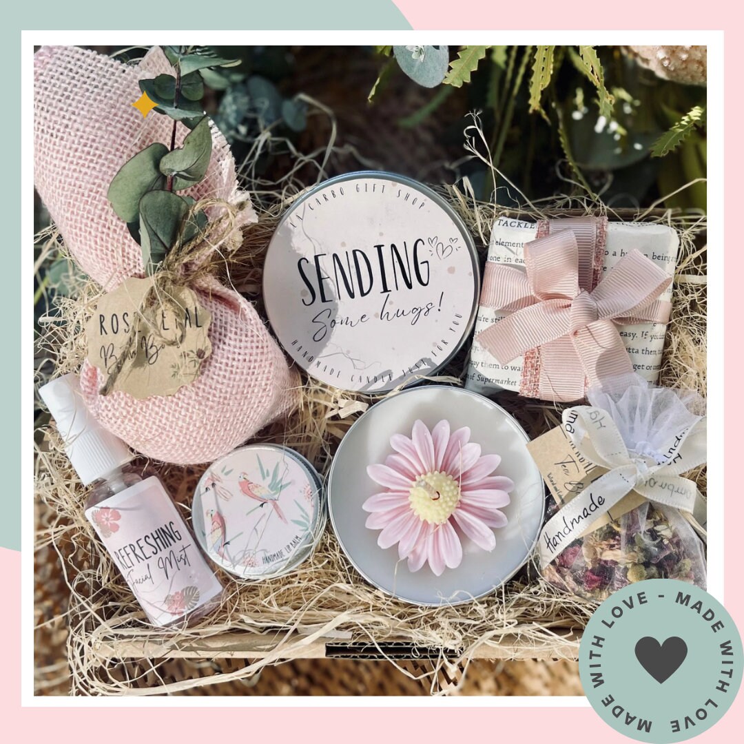 Sending Some Hugs Gift Box, Care Package for Friend, Comfort Gift Box ...