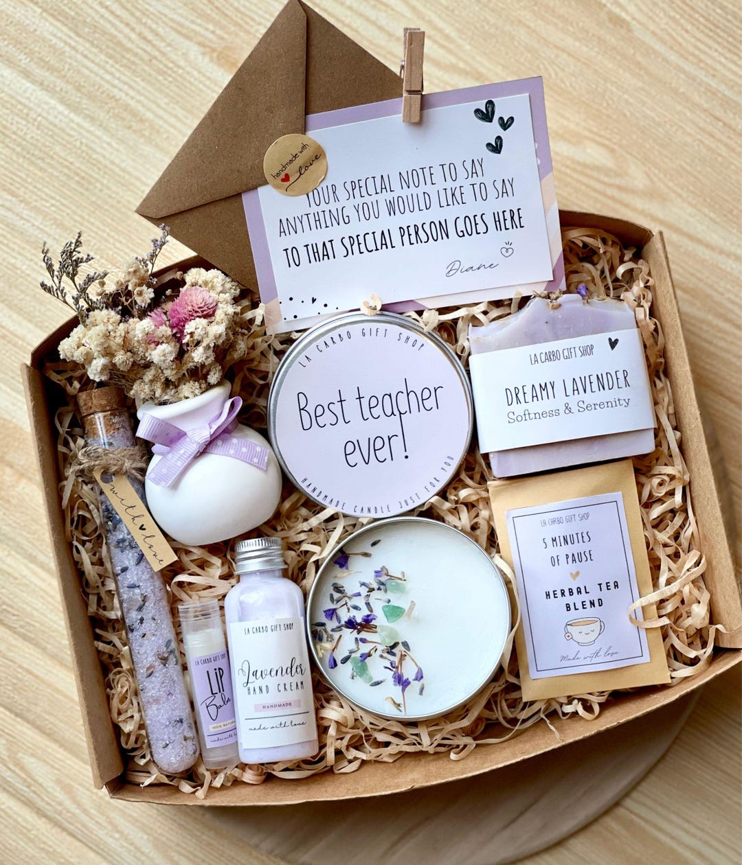 Best Teacher Gift Box Thoughtful Gift for Teachers Appreciation Gift ...