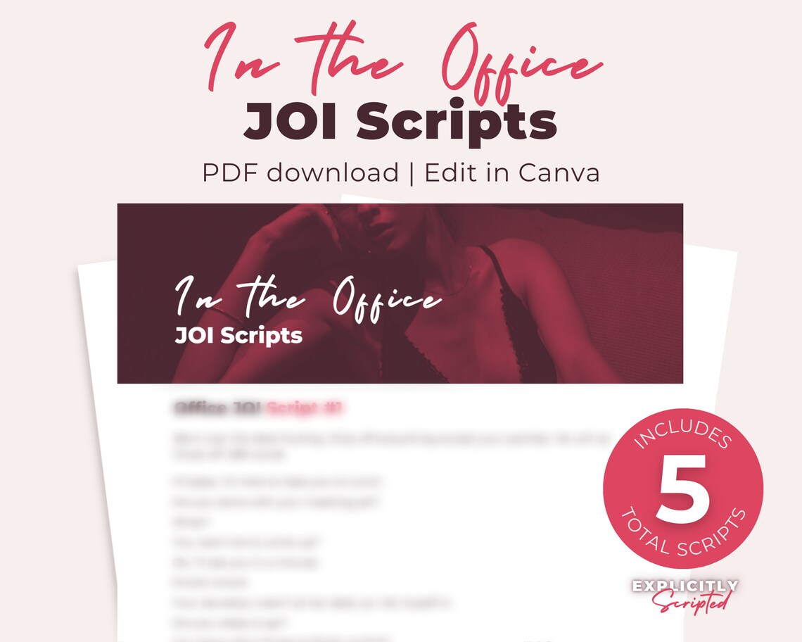 Onlyfans Office JOI Script, 5 Scripts, Adult Content Creators, J*rk off Instructions, Onlyfans ...