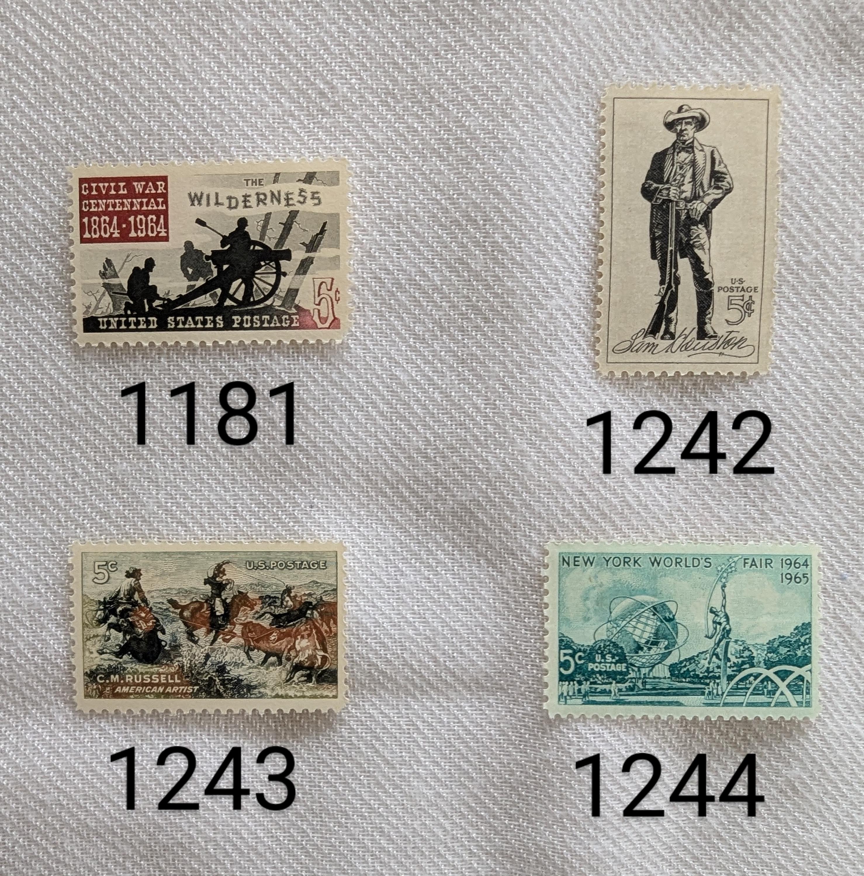 1964 MNH US Commemorative Postage Stamps - Singles or Sets! - Etsy