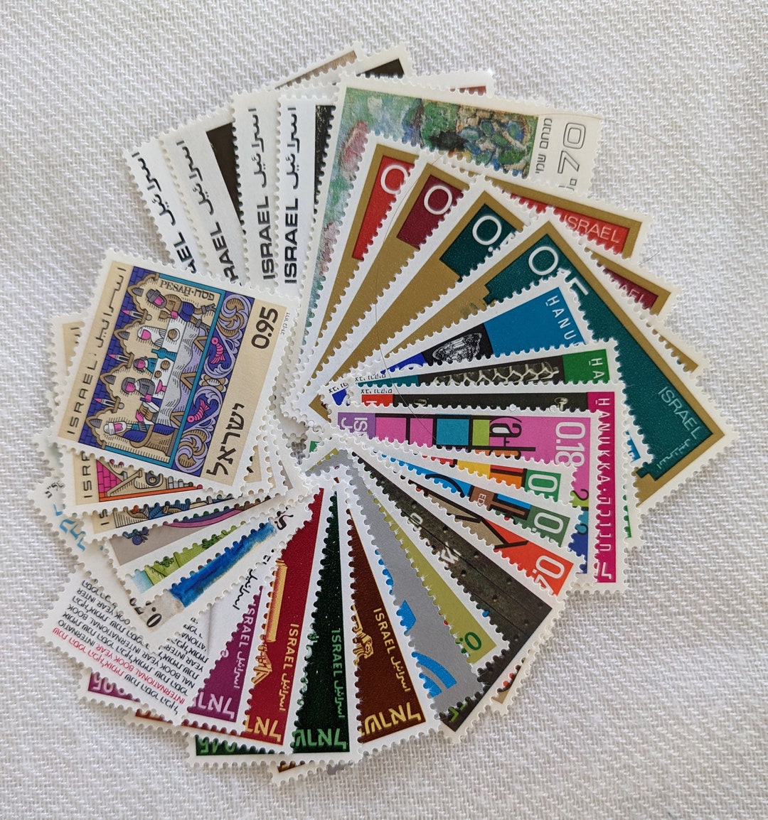 1972 MNH Israel Postage Stamps (scott #475-504) - Tabs or No Tabs - Etsy
