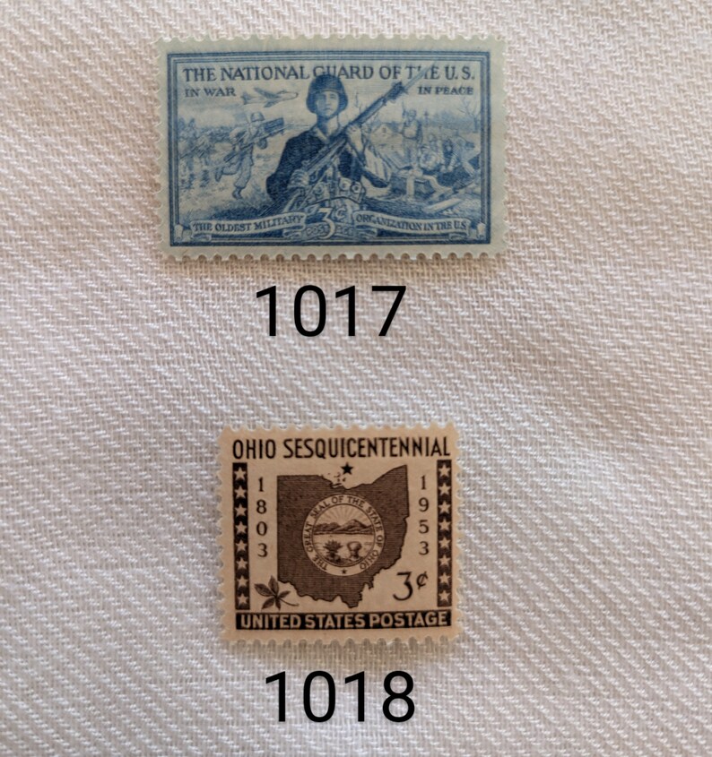 1953 MNH United States Commemorative Postage Stamps - Singles or Sets ...