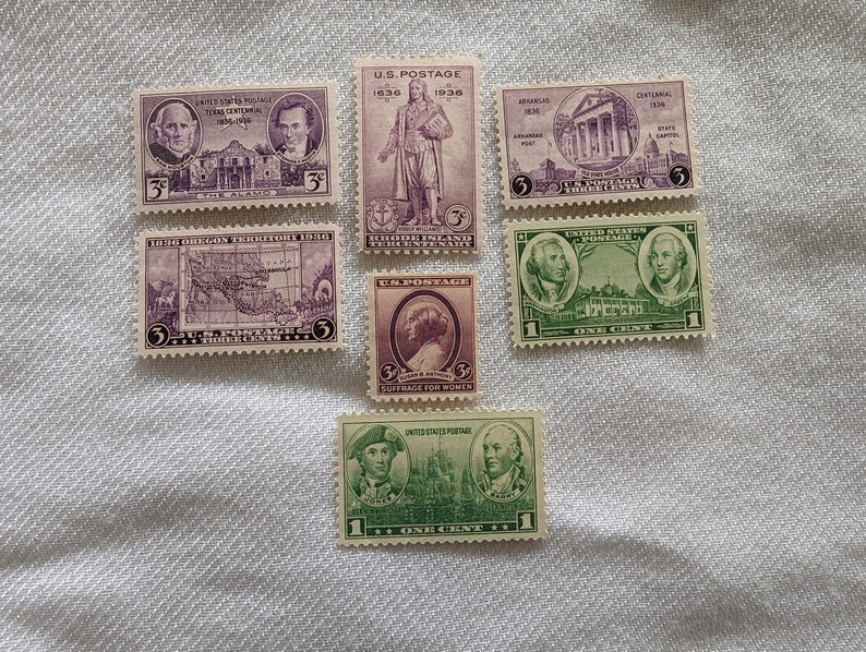 1936 MNH US Commemorative Postage Stamps - Singles or Sets! - Etsy