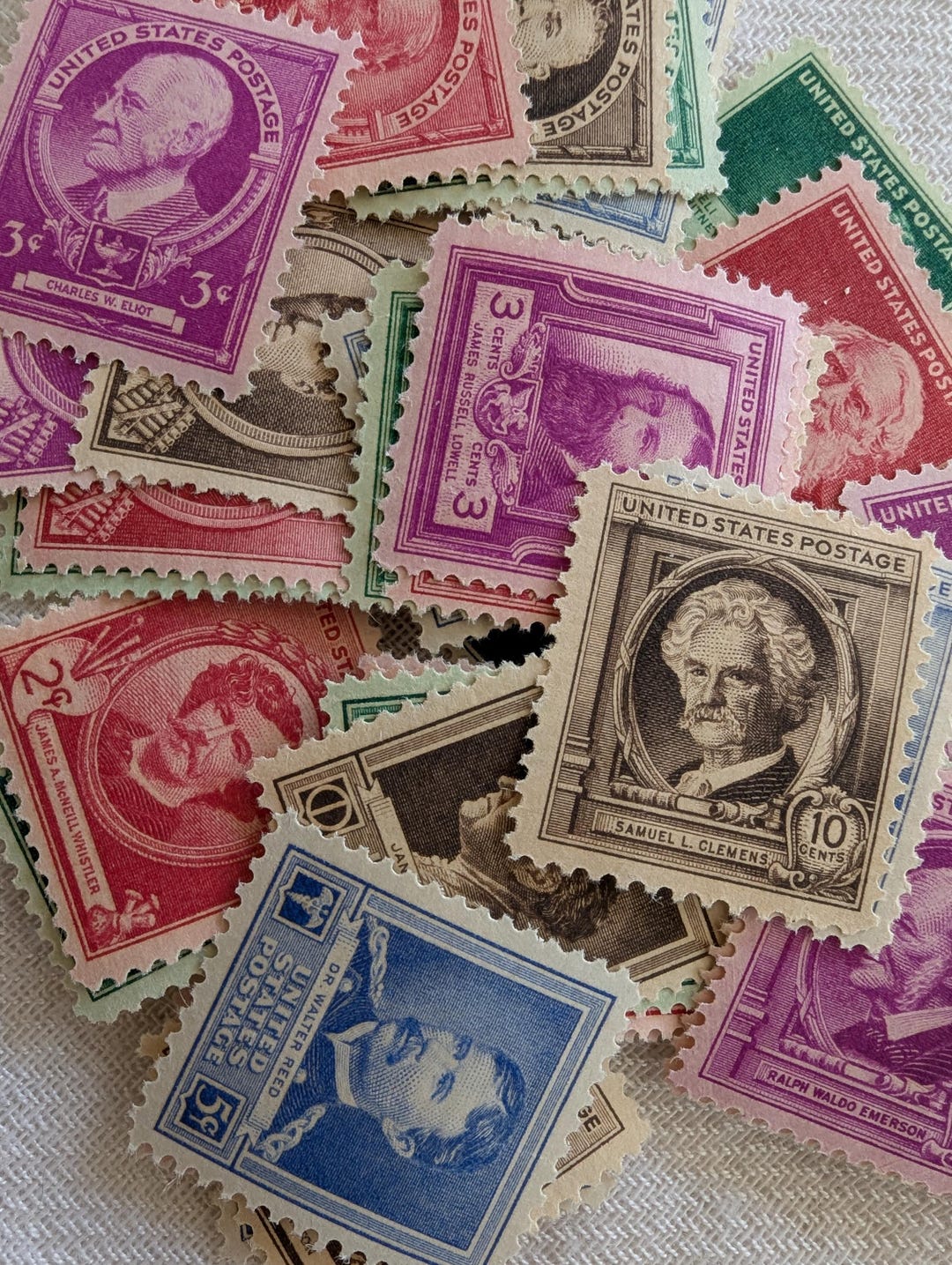 Famous Americans Postage Stamps (scott #859-893) - Etsy