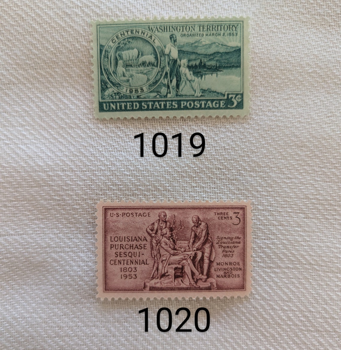 1953 MNH United States Commemorative Postage Stamps - Singles or Sets ...