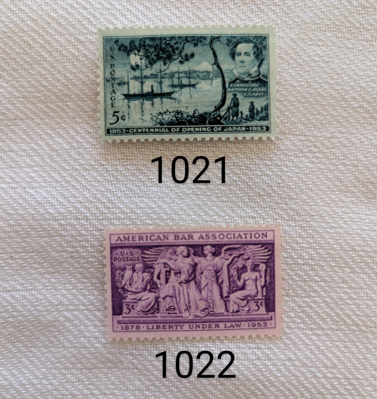 1953 MNH United States Commemorative Postage Stamps - Singles or Sets ...