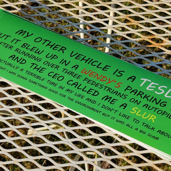 Elon Musk Bumper Stickers Etsy