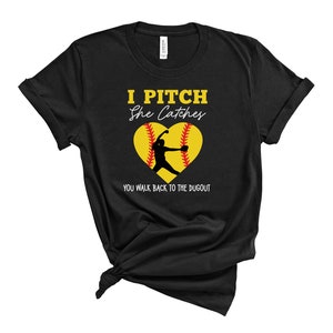 Softball Shirt Pitchers and Catchers Shirt Matching Softball - Etsy