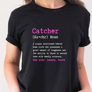 Softball Catcher Shirt, T Shirt for Softball Catcher, Gift for Softball ...