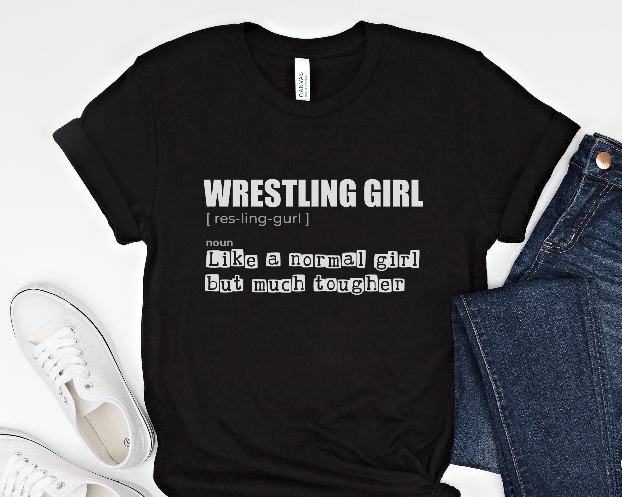 Girls Wrestling Shirt; Girl Wrestling T-shirt; T Shirt for Girl ...