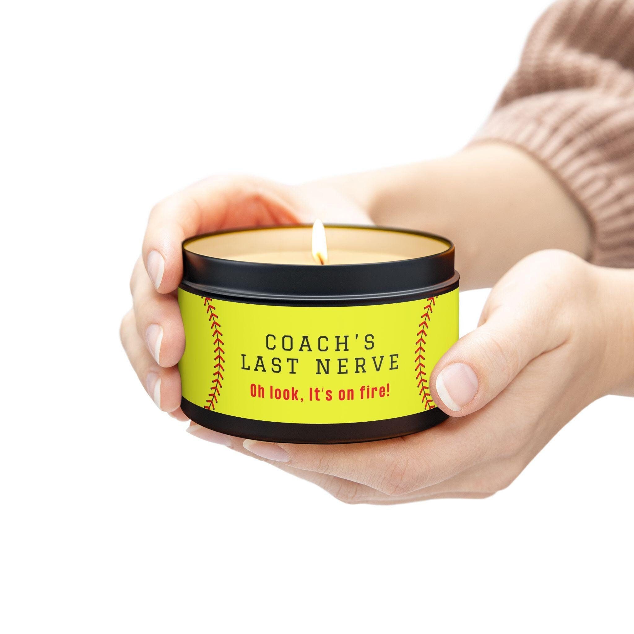 Softball Candle, Funny Coach's Last Nerve Gift, Perfect for Softball ...