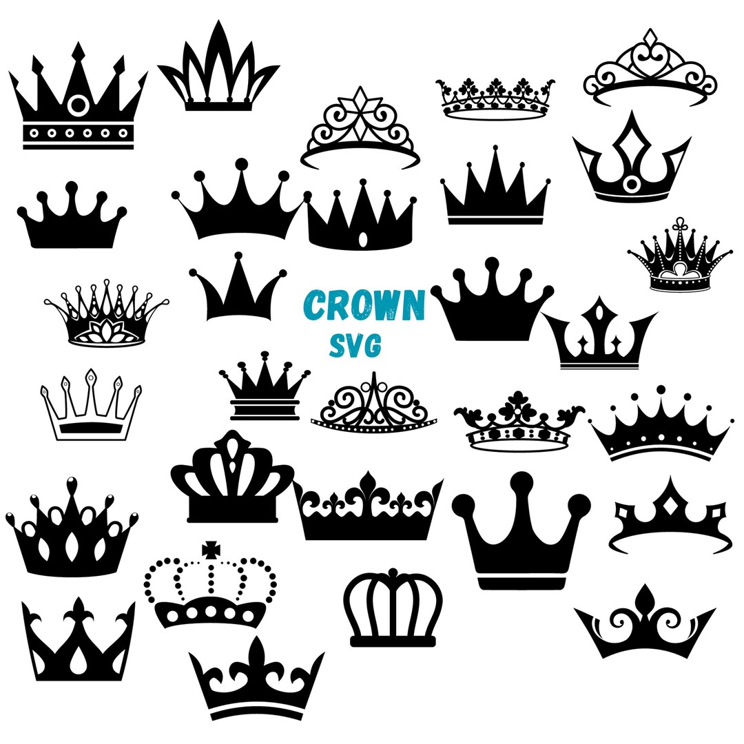 Royal Crown SVG File, King Crown SVG, Queen Crown SVG, Princess Tiara ...