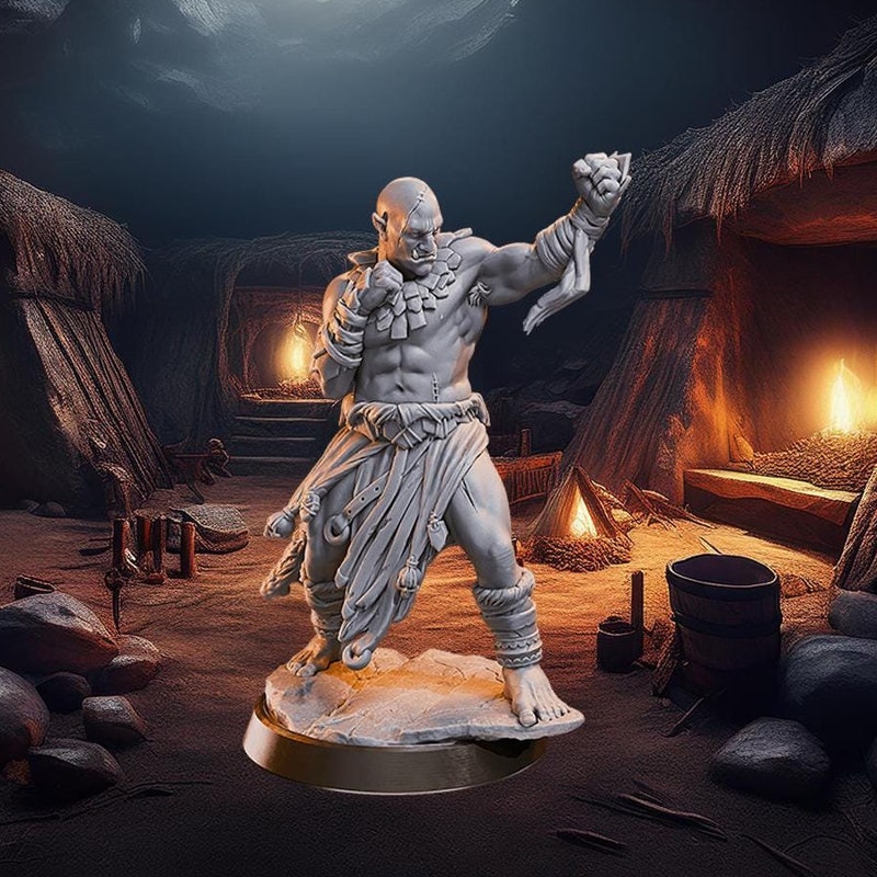 Orc Male Barbarian - Etsy