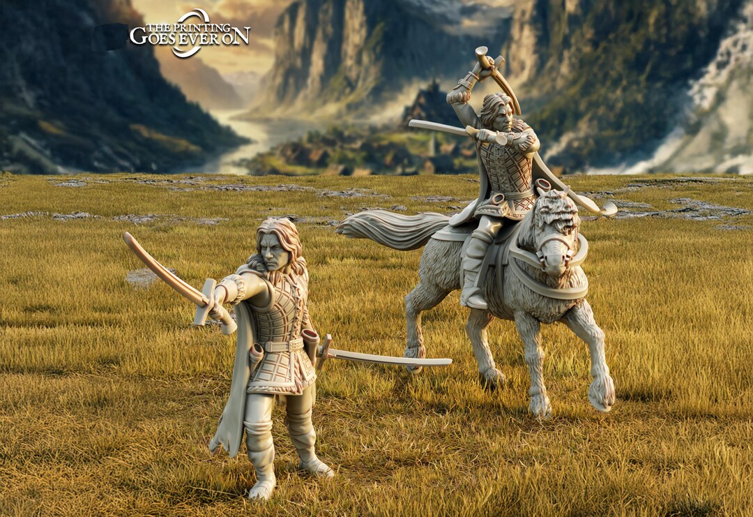 Wulfric, Male, Human, Fighter, Lord, Pirate, Brigand, Stand, Mounted ...
