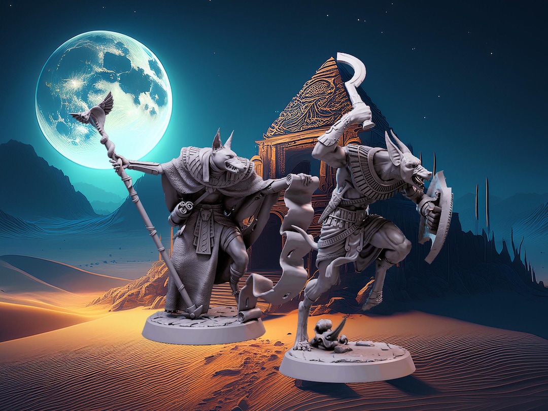 Werejackal, Werewolf, Monster, Egyptian, Warrior, Priest, Mage, Fighter ...