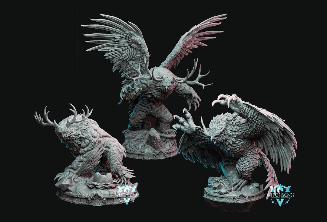 Owlbear, Night Beast, Monster, Owl, Bear, Adult, Old, Ancient, Talons ...