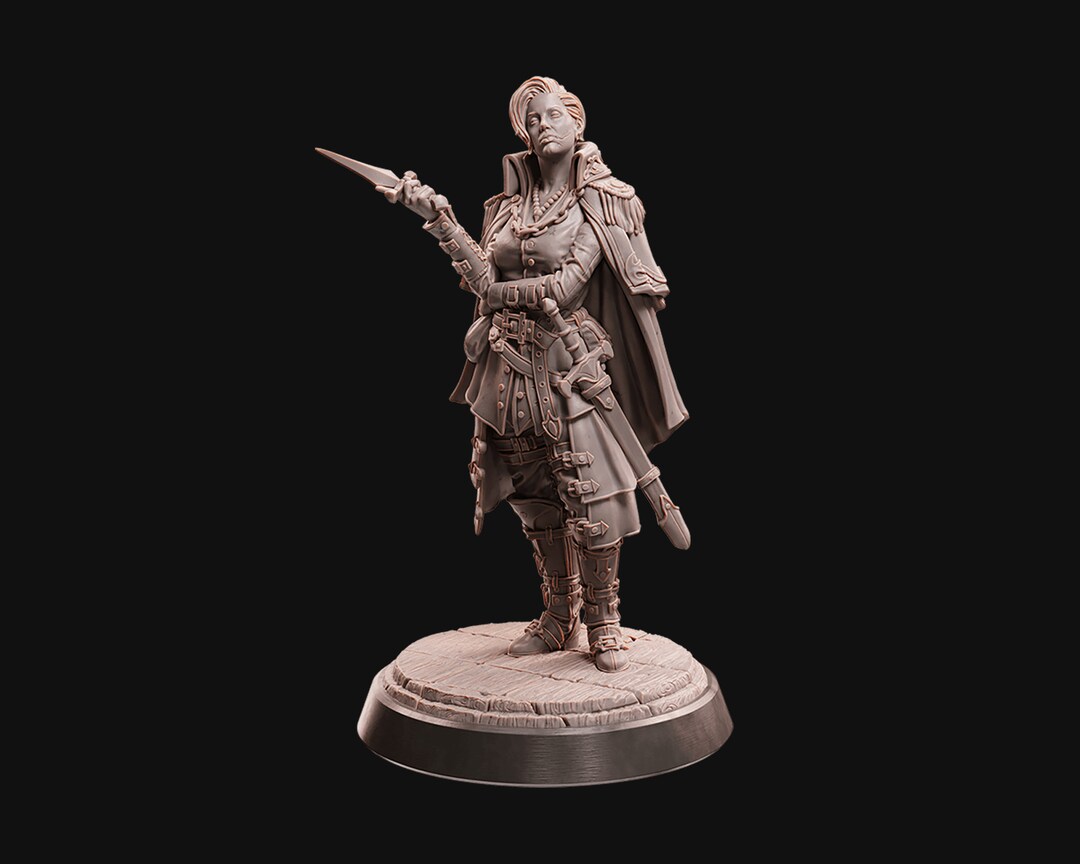 Human Female Rogue Fighter in Leather and Overclothes - Etsy