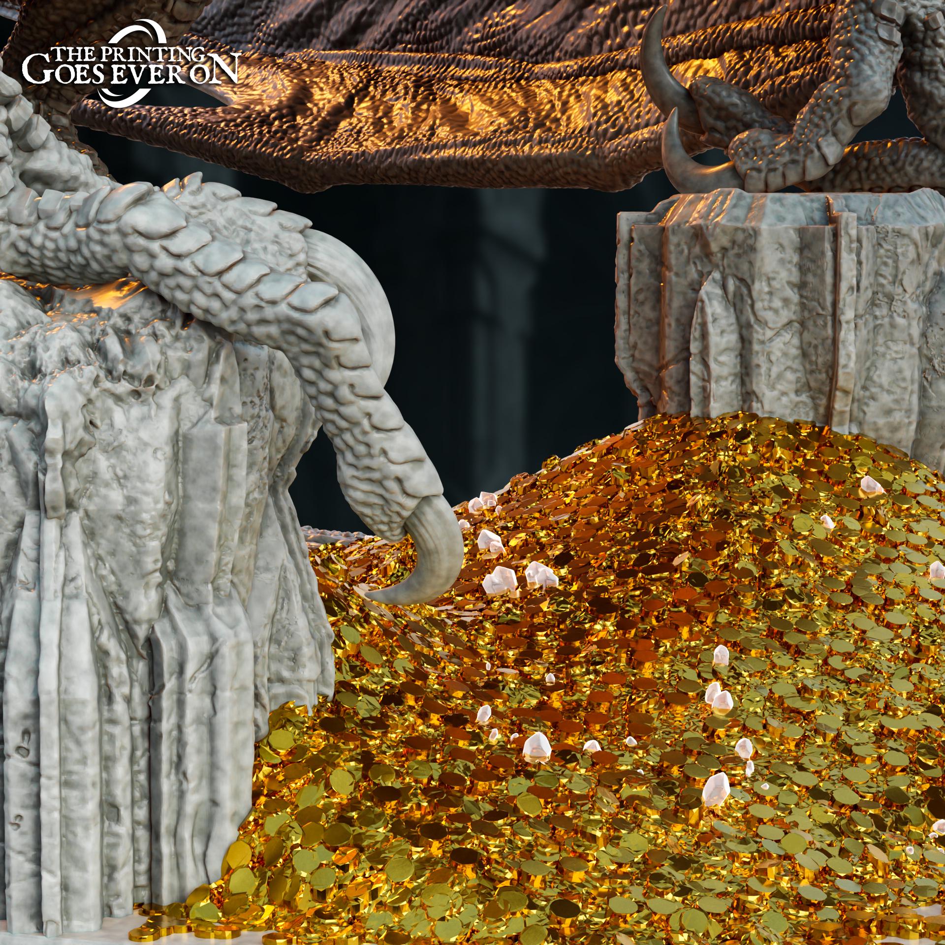 Selthrax, Steelvein Dwarves, Dragon, Smog, Ginormous Figure, Dragon ...