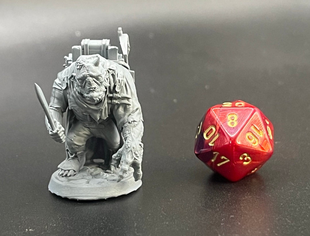 Male, Mongrelman, Rogue, Thief, Fighter, Short Sword in Hand ...