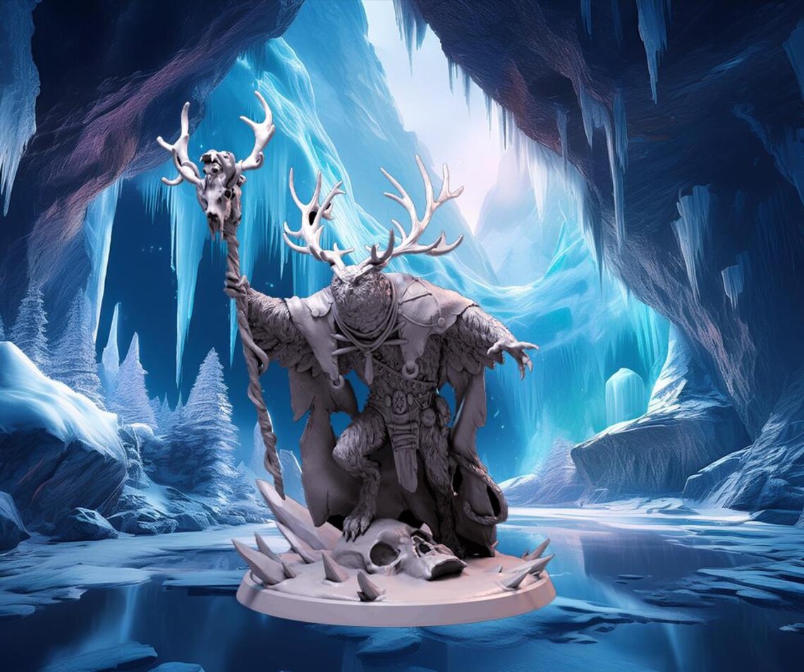 Werebeast, Spirit, Feral, Skull, Deer, Antlers, Staff, Owlbear, Throne ...