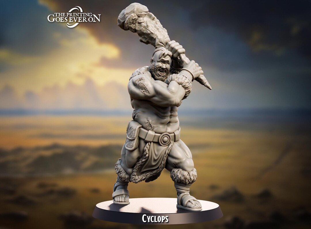 Cyclops, Giant, Humanoid, Male, Xtra Large Figure 3"tall (28mm) 2.5 ...